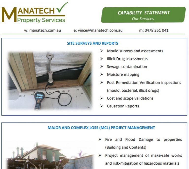 Capability Statements | Manatech